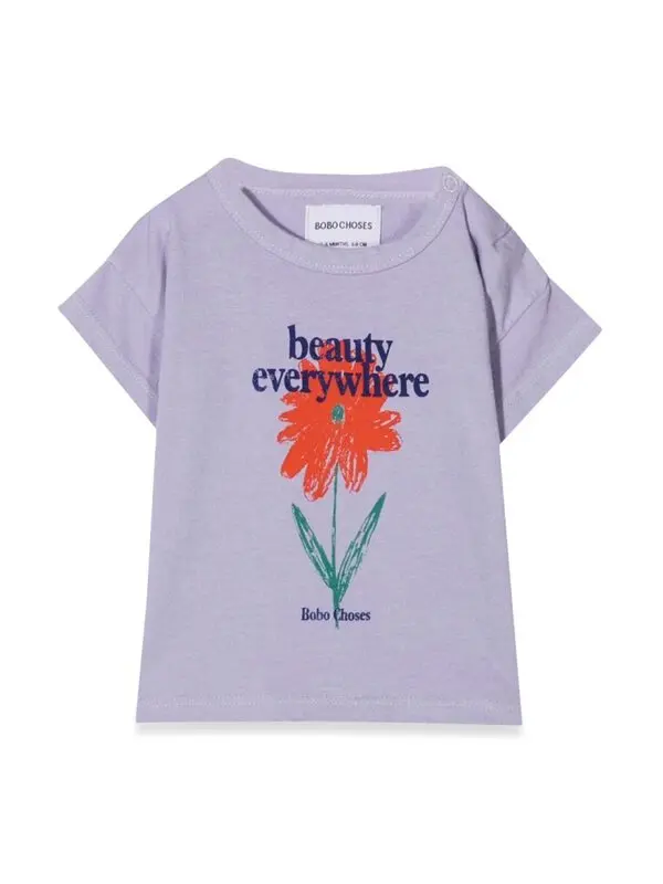 BOBO CHOSES Petunia Short Sleeve T-shirt