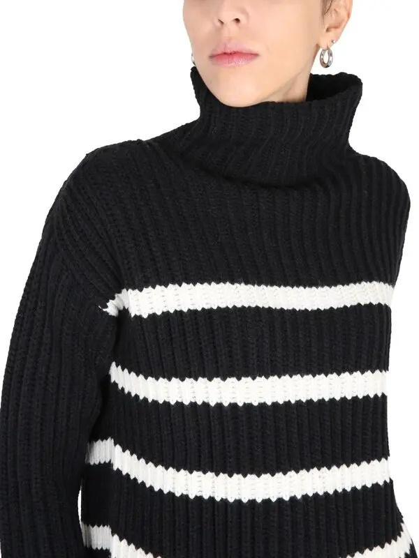STEFANO MORTARI Ribbed Turtleneck Shirt