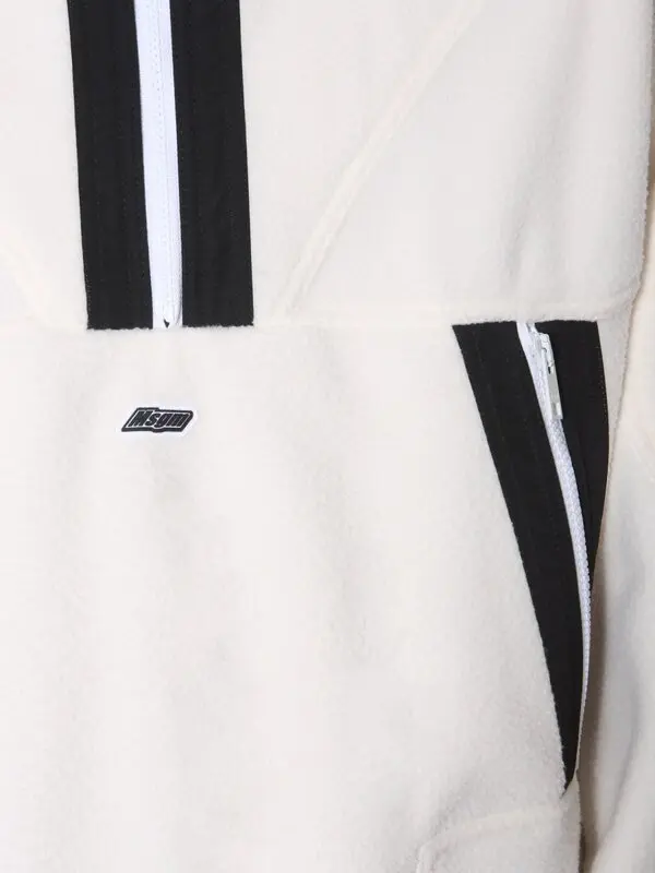 MSGM Oversized Zip Sweatshirt