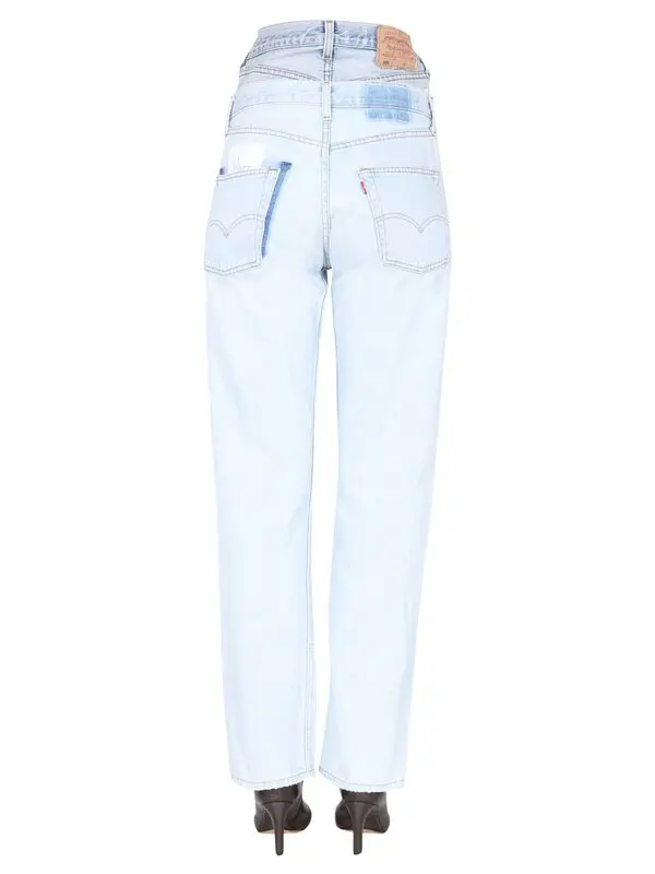 1/OFF PARIS Double Waisted Jeans - Denim