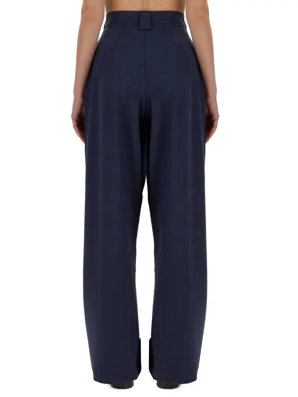 ALYSI Wide Leg Canvas Pants