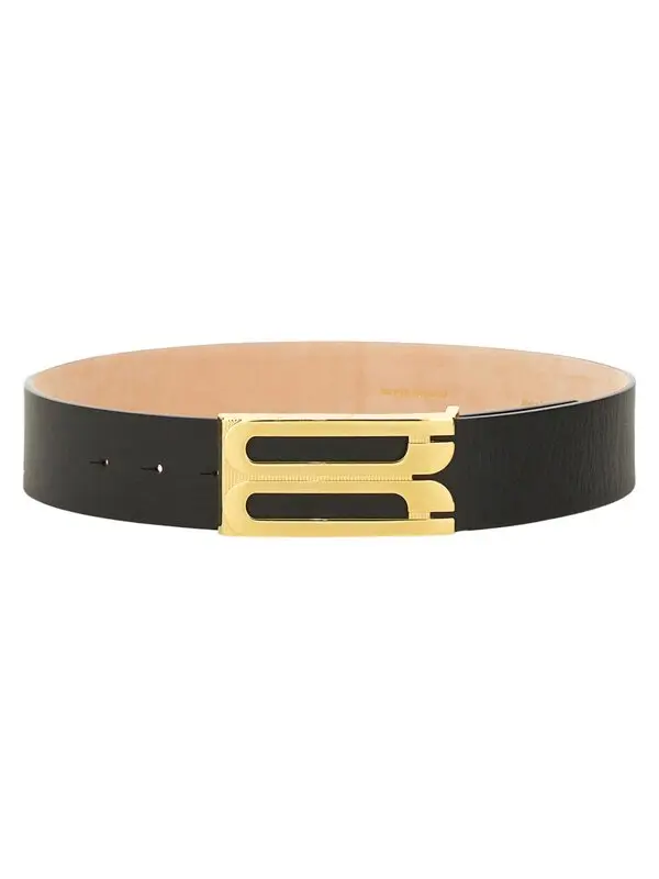 Victoria Beckham Jumbo Frame Belt - Black