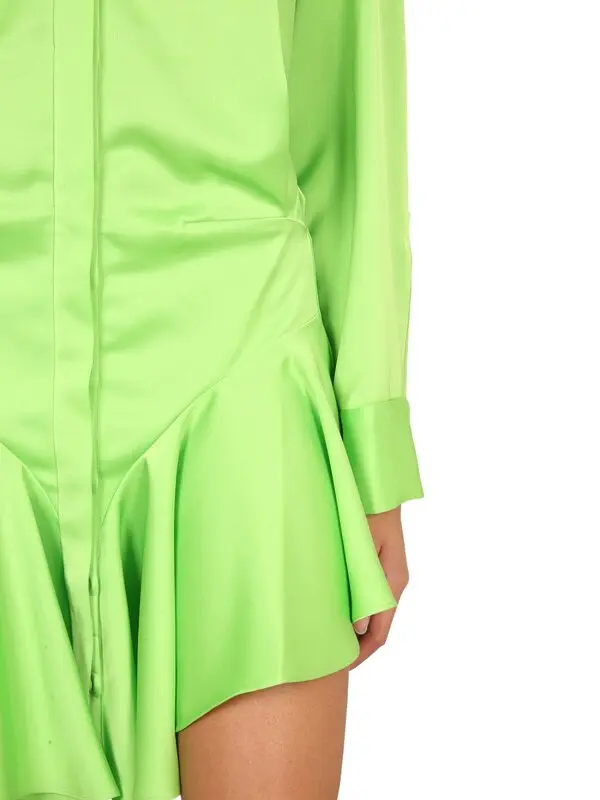 Attico Candice Mini Dress - Green