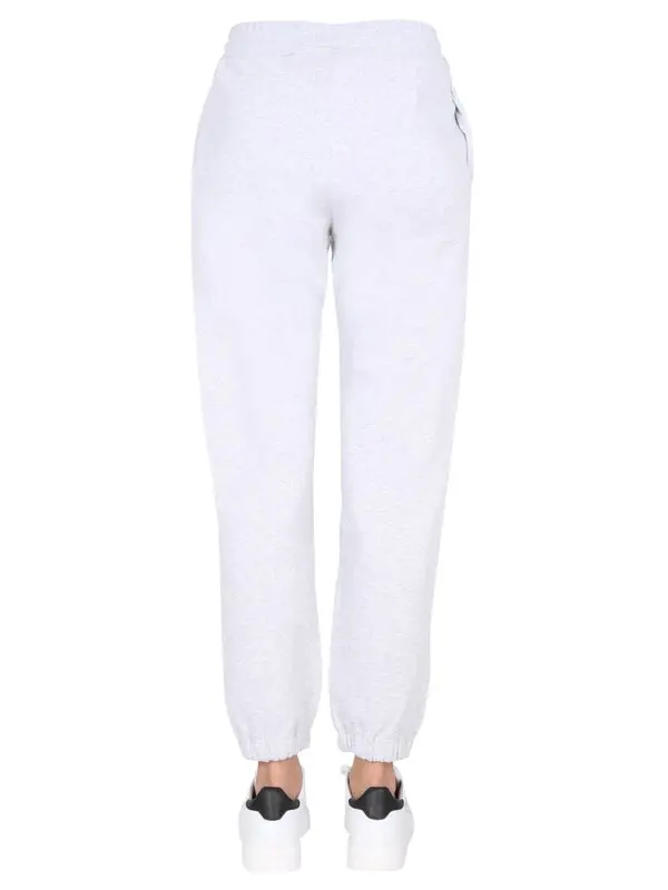 MSGM Logo Print Jogging Pants - Grey