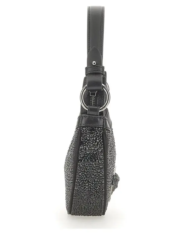 Versace Hobo Bag With Crystals