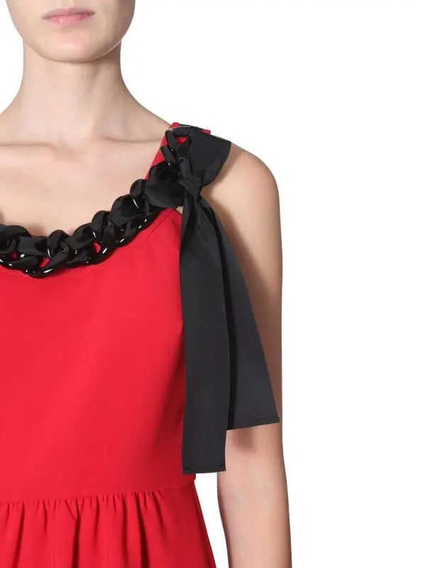 Moschino Tubino Dress - Red