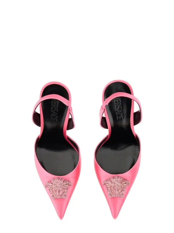 Versace Slingback Sandals - Fuchsia
