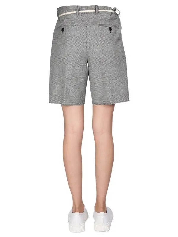 Aspesi Stretch Flannel Bermuda Shorts - Grey