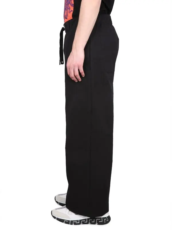Versace Drawstring Pants - Black