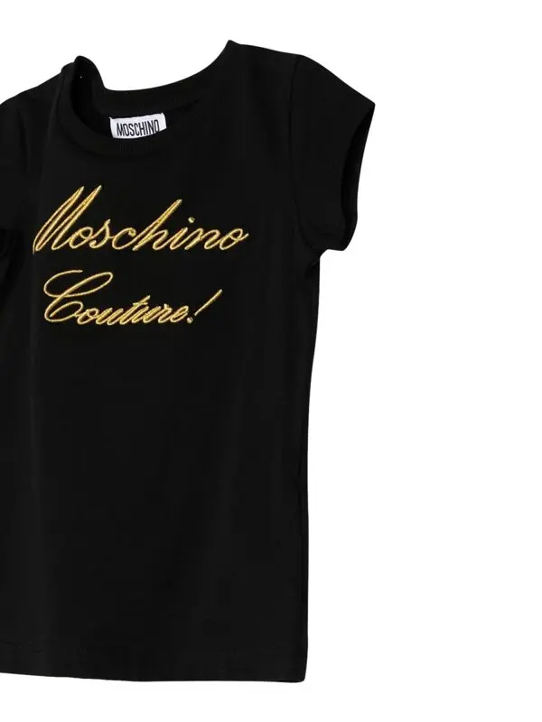 Moschino Short Sleeve Logo T-shirt - Black