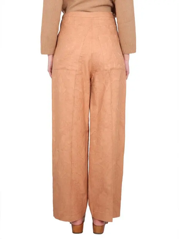 ALYSI Ajoure Pants - Brown