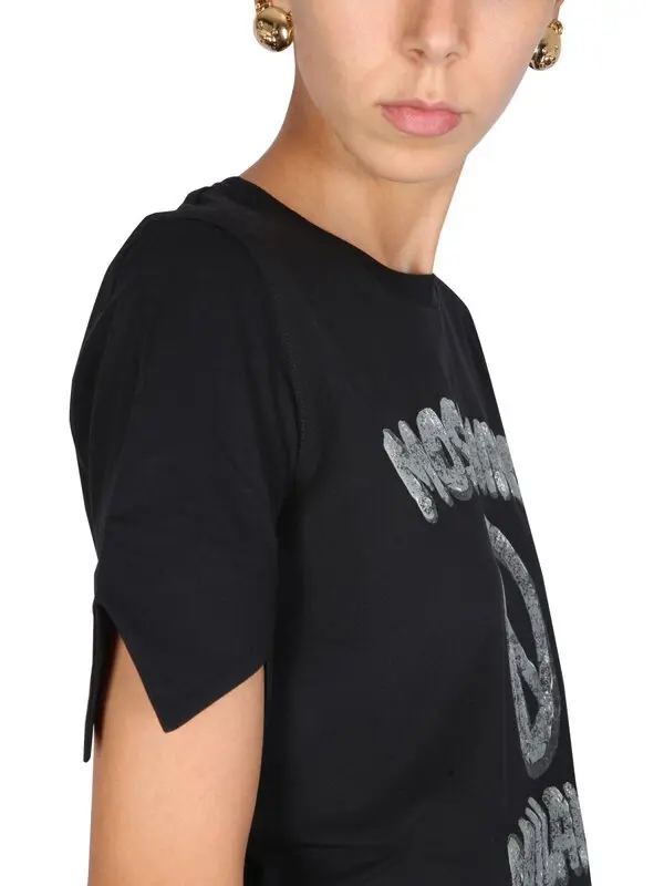 Moschino Printed T-shirt - Black