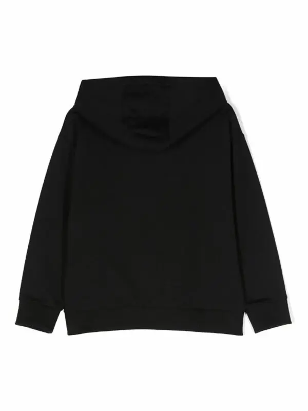 Versace Embroidered Fleece Sweatshirt - Black