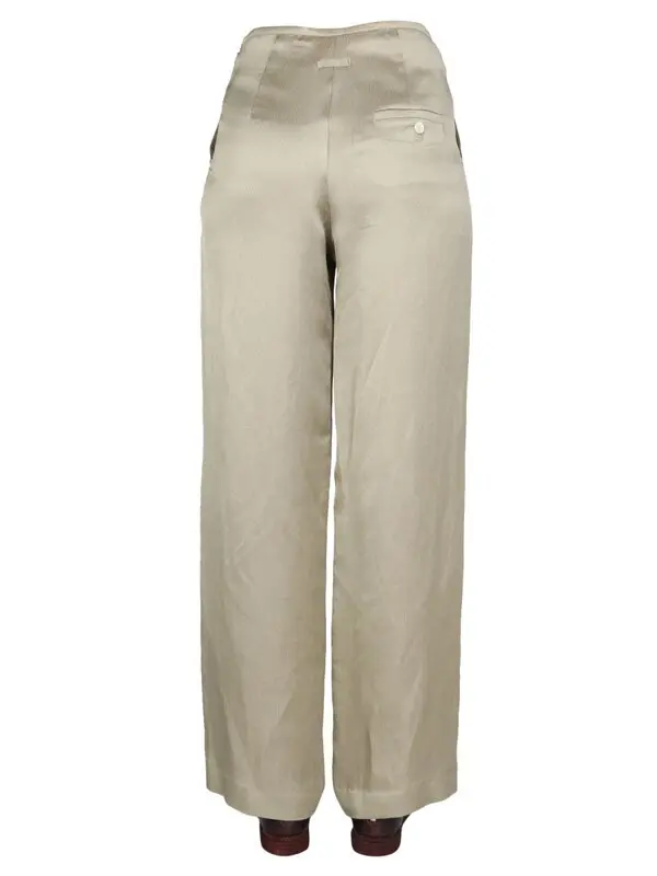 ALYSI Satin Trousers - Beige