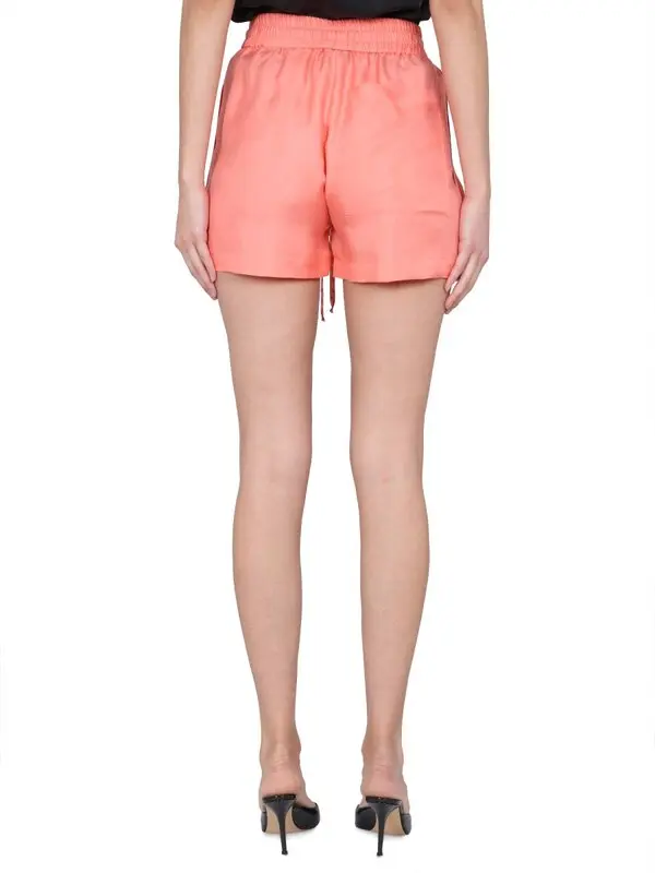 ALYSI Twill Shorts - Red