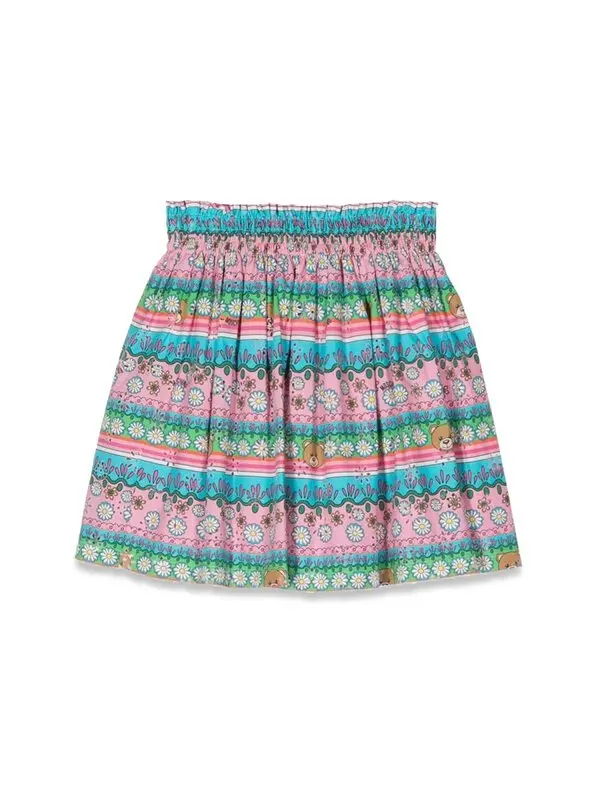 Moschino Printed Cotton Skirt