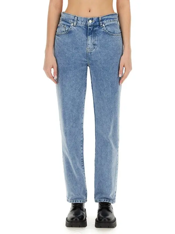Moschino Boyfriend Fit Cotton Pants