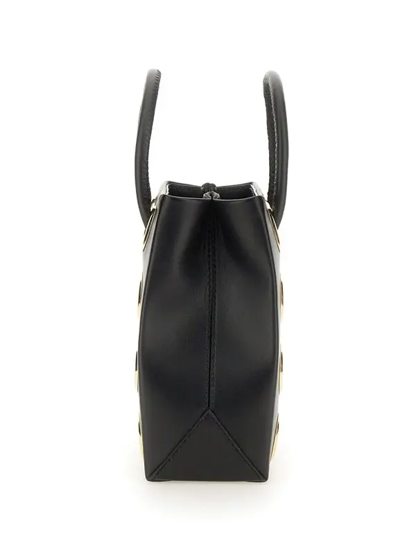 Moschino Leather Top Handle Bag