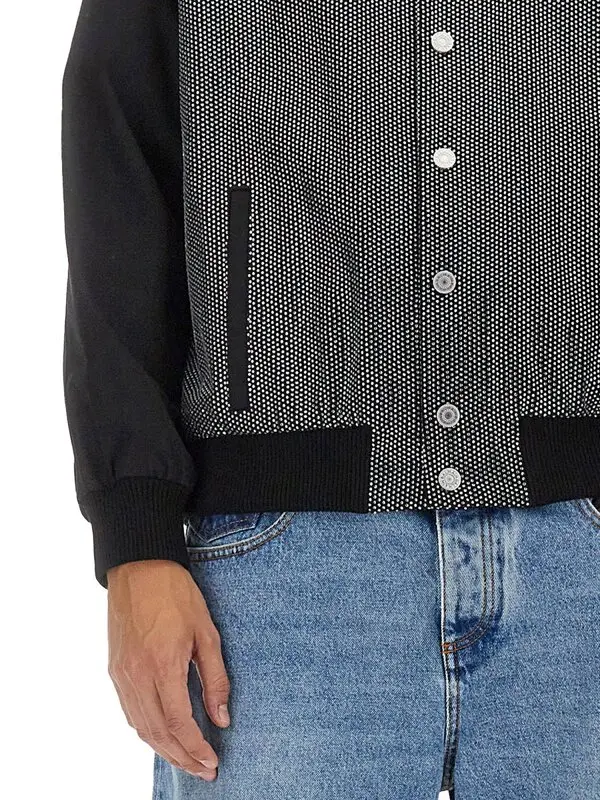 Balmain Bomber Jacket With Logo