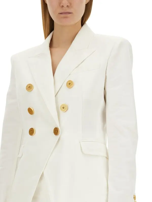 Balmain Six-button Cotton Jacket