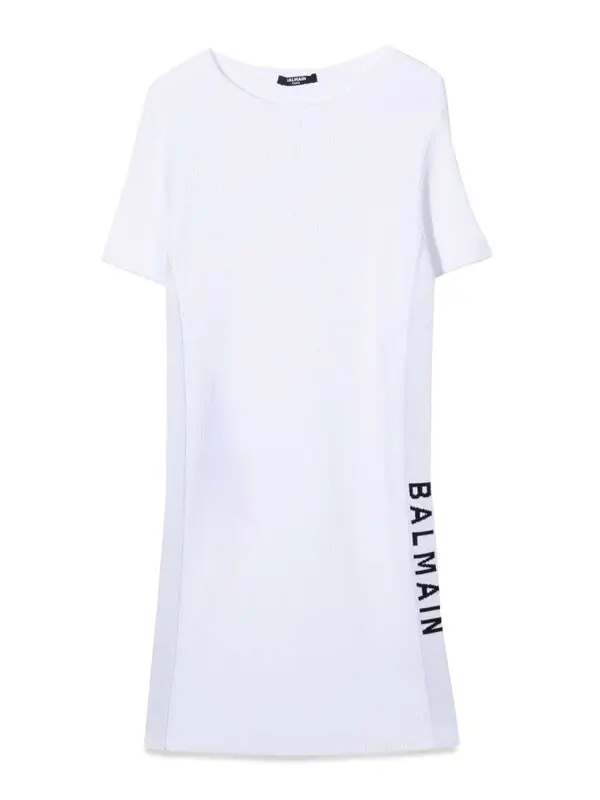 Balmain Logo T-shirt Dress
