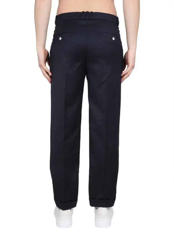 Balmain Straight Leg Pants - Blue