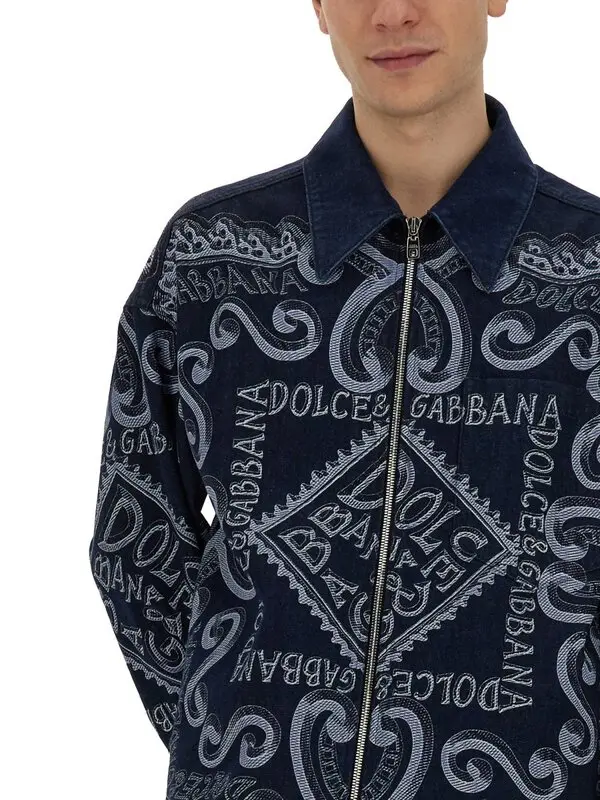 Dolce & Gabbana Printed Regular Fit Cardigan