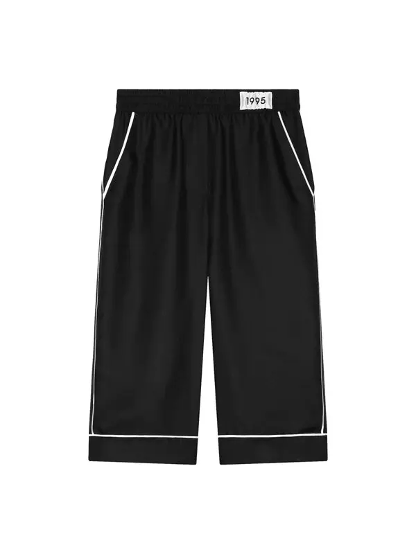 Dolce & Gabbana Wide Leg Silk Pants
