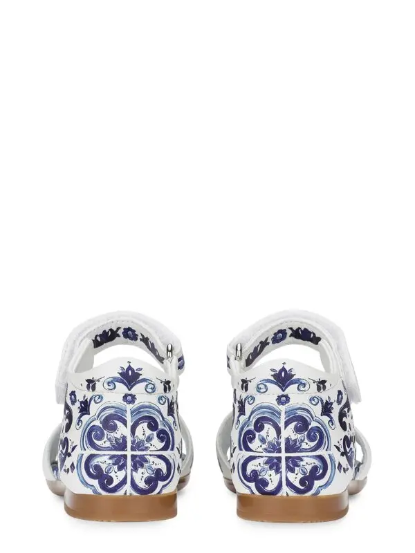 Dolce & Gabbana Azulejos Sandals
