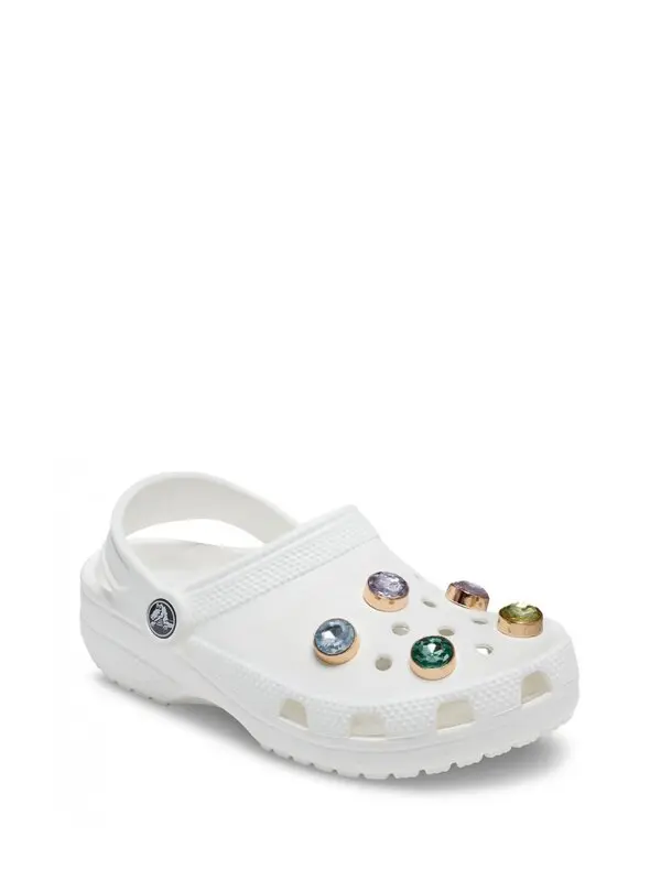 CROCS Gold Tone And Gem Embellished Charms
