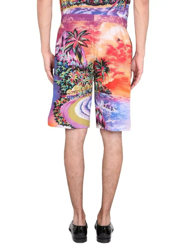 Dolce & Gabbana Printed Bermuda Shorts - Multicolour