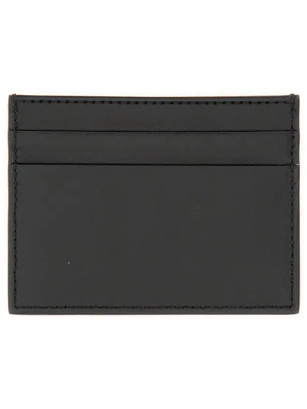 Dolce & Gabbana Leather Card Holder - Black