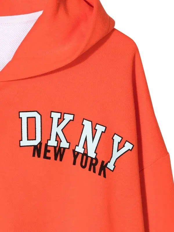 Dkny Hooded Cotton Cardigan