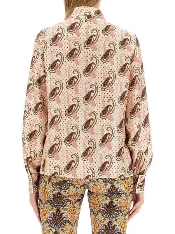 Etro Paisley Print Silk Shirt - Multicolour