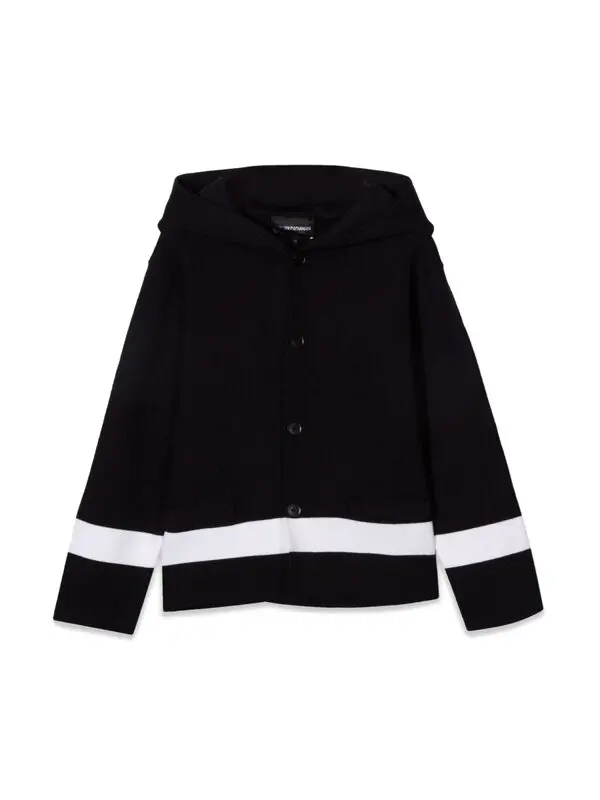 Emporio Armani Hooded Cardigan