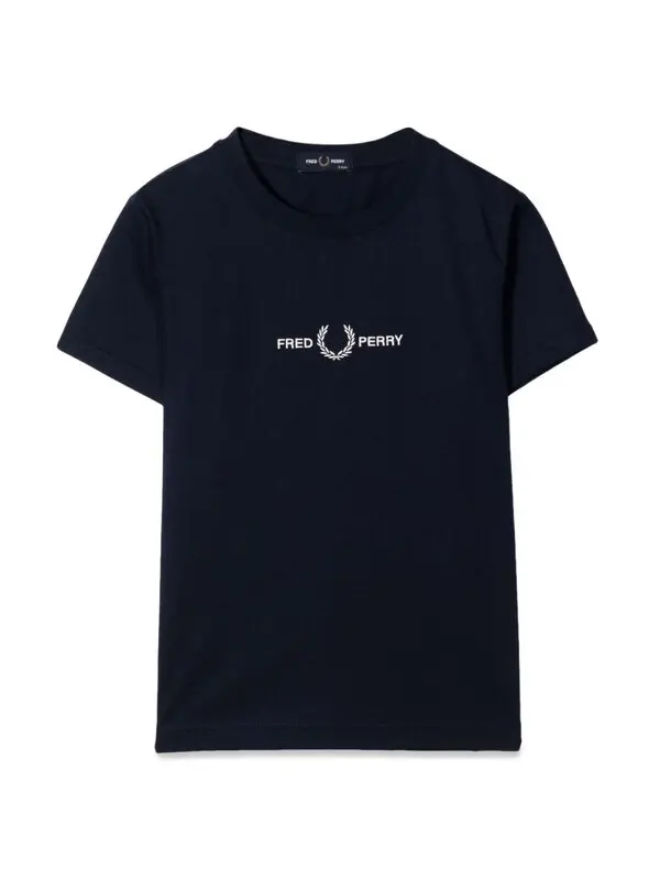 Fred Perry Embroidered T-shirt - Blue
