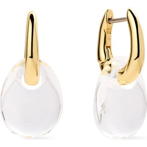 ANA LUISA Drop Hoop Earrings - Gold/silver