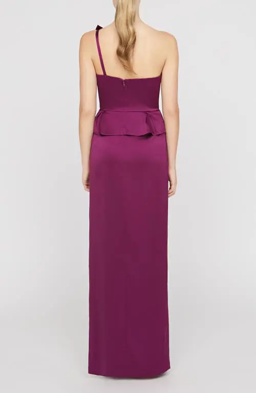 KAY UNGER Kiara One-shoulder Gown