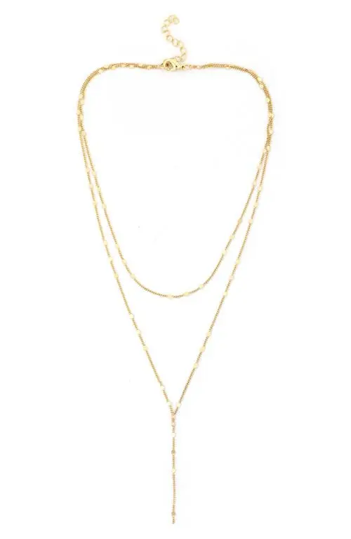 PANACEA Layered Y-necklace - Gold