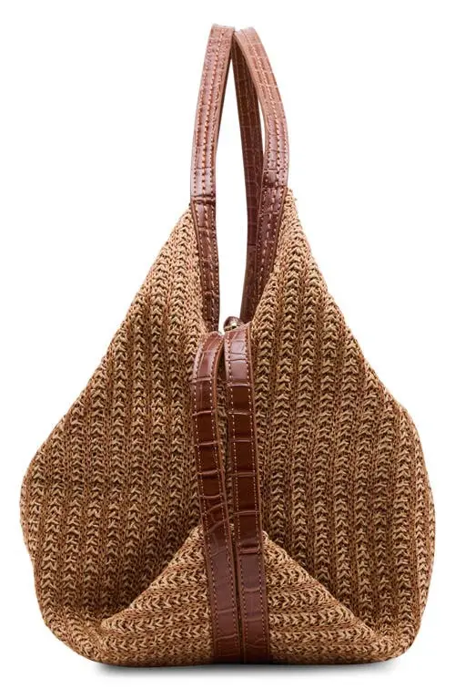 Dolce Vita Billy Woven Shoulder Bag - Natural Raffia