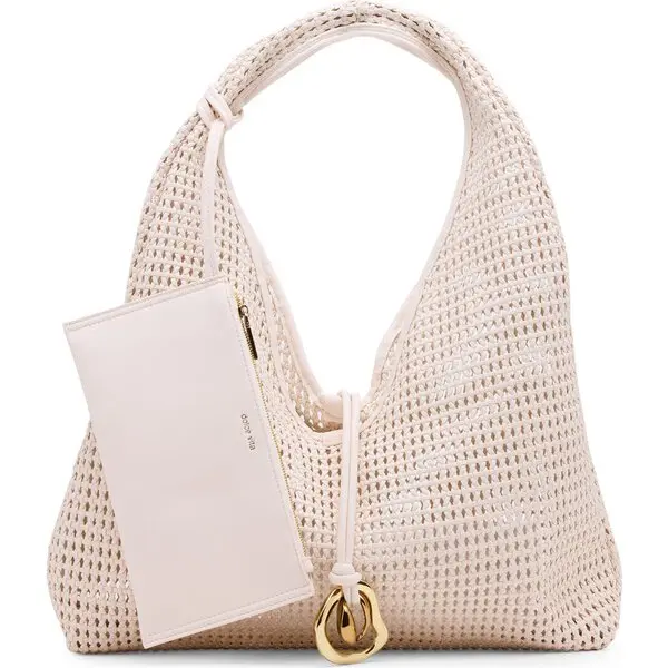 Dolce Vita Missie Woven Shoulder Bag - Ivory