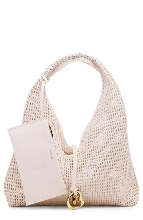 Dolce Vita Missie Woven Shoulder Bag - Ivory