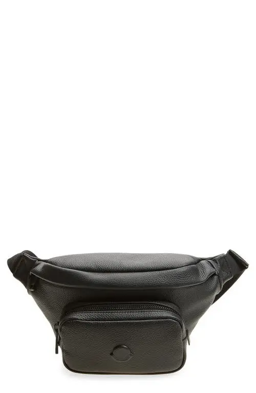 Moncler Durance Leather Belt Bag - Black
