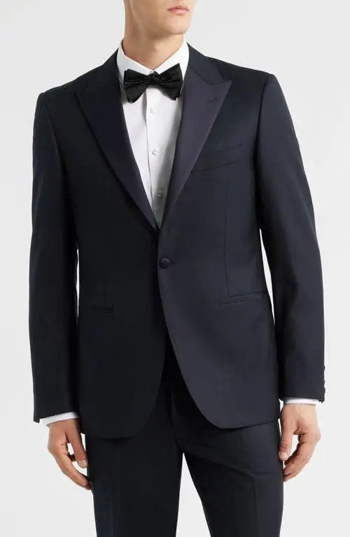 Canali Contemporary Regular Fit Wool Blend Tuxedo