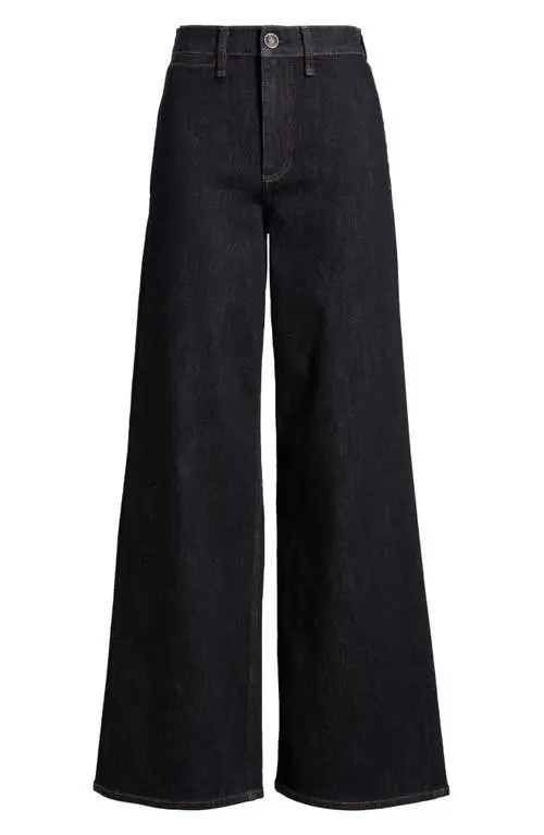Rag & Bone Flexi Hadley Cotton Blend Wide Leg Jeans