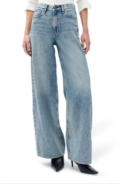 Rag & Bone Featherweight Sofie High-waist Wide-leg Jeans