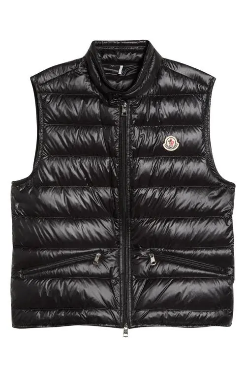 Moncler Gui Packable Down Vest - Black