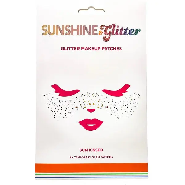 SUNSHINE & GLITTER Glitter Makeup Patches - Gold