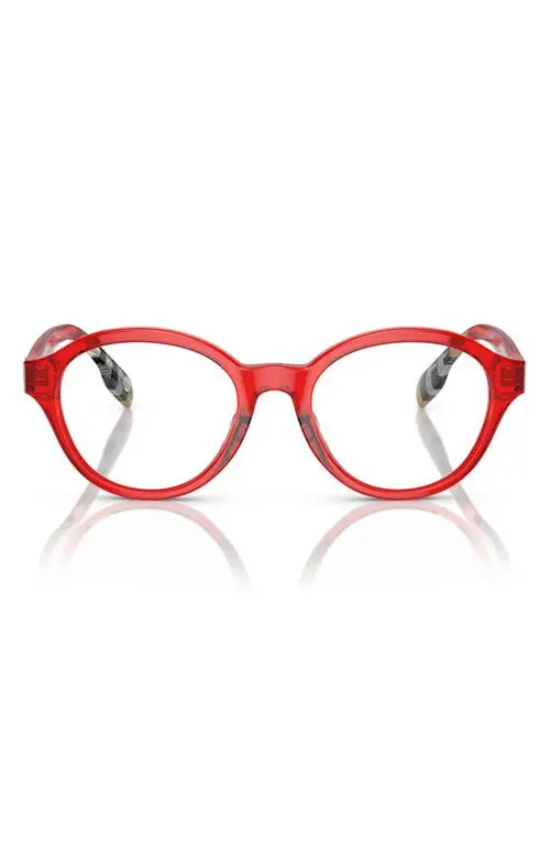 Burberry 48mm Phantos Optical Glasses - Red/demo Lens