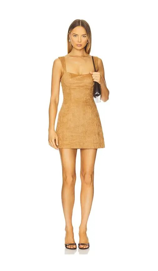 RUNAWAY THE LABEL Zaela Square Neck Mini Dress